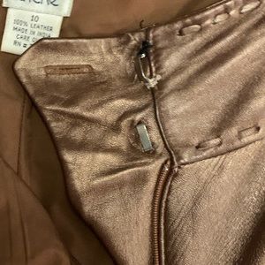 Cache | Pants & Jumpsuits | Brownbronze Cache Genuine Leather Pants ...